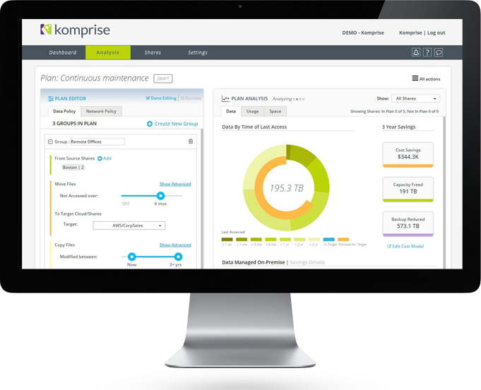 Komprise Launched to Empower Enterprises to Manage Span and Scale of ... Komprise Launched to Empower Enterprises to Manage Span and Scale of ...