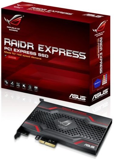 Asus Republic of Gamers: RAIDR Express PCIe-based SSD - StorageNewsletter