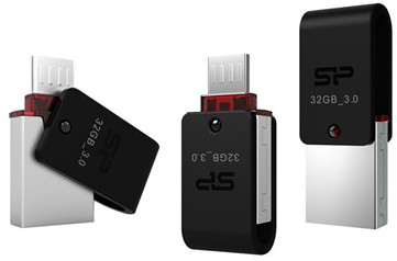 USB 3.0 OTG Flash Drive Mobile X31 by SP/Silicon - StorageNewsletter