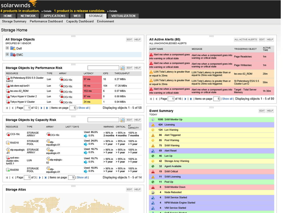 SolarWinds SRM Adds Support for EMC, Dell, HP and Dot Hill Arrays ...