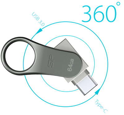 SP Silicon Power Releases Mobile C80 Dual USB Drive With Type-C/A ...