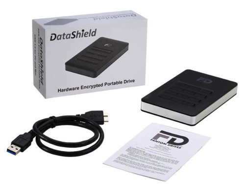 DataShield Portable USB 3.0 HDD With AES-256 Encryption From Fantom ...
