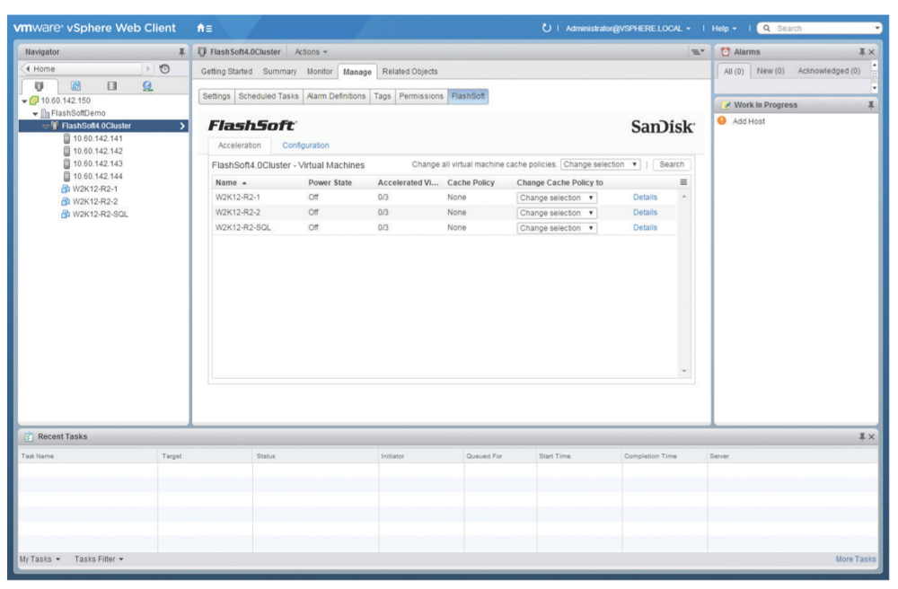 WDC FlashSoft 4 Software for vSphere 6 and Flash Virtualization System ...