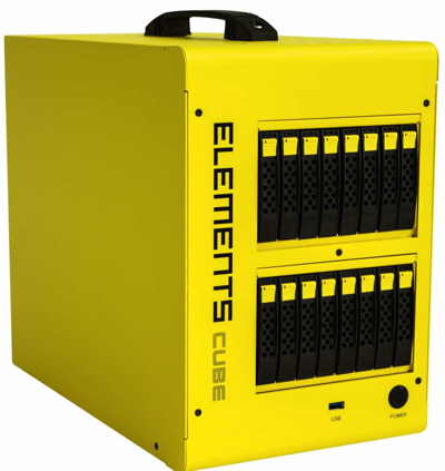 Cube Portable Media Storage by Elements - StorageNewsletter