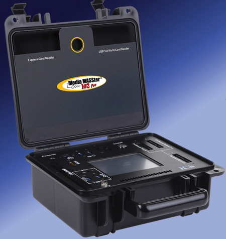 NAB: ICS Media MASSter 102 HDD Duplicator From JMR - StorageNewsletter