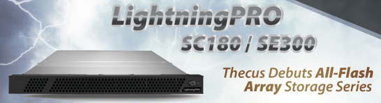 First All-Flash Arrays SC180 and SE300 From Thecus - StorageNewsletter