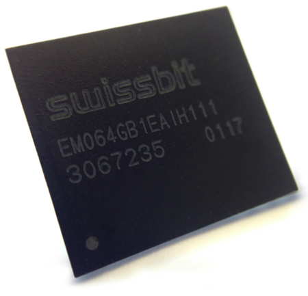 Industrial eMMC EM-20 Embedded Multimedia Card by Swissbit ...