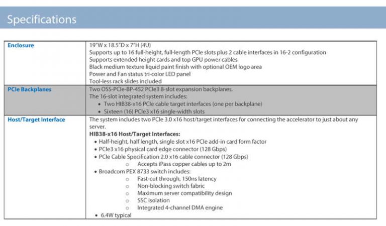 4U Value Expansion System by One Stop Systems - StorageNewsletter