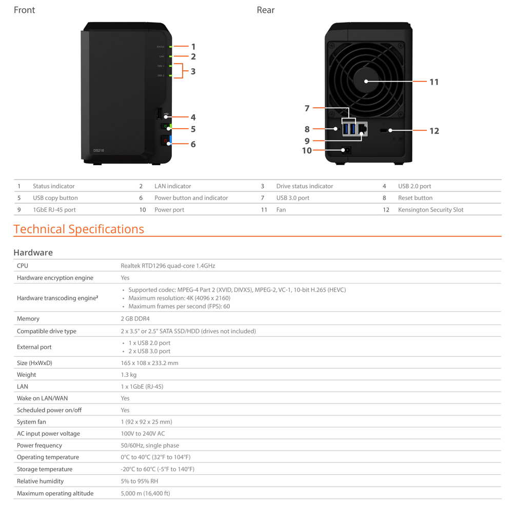 Synology FlashStation FS1018 and DiskStation DS218 NAS - StorageNewsletter