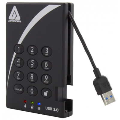 Apricorn Aegis Padlock USB 3.0 SSD Up to 2TB Rugged and Encrypted ...