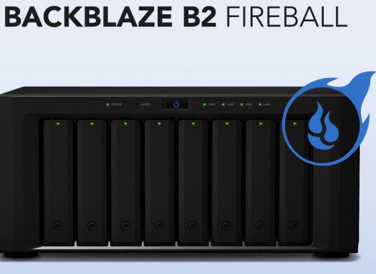 Backblaze B2 Fireball Hold 70TB - StorageNewsletter