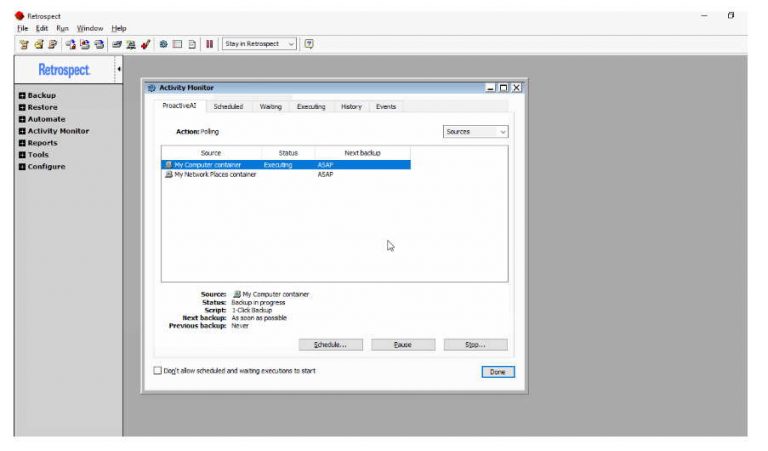 Retrospect Solo Personal Edition Backup Software - StorageNewsletter
