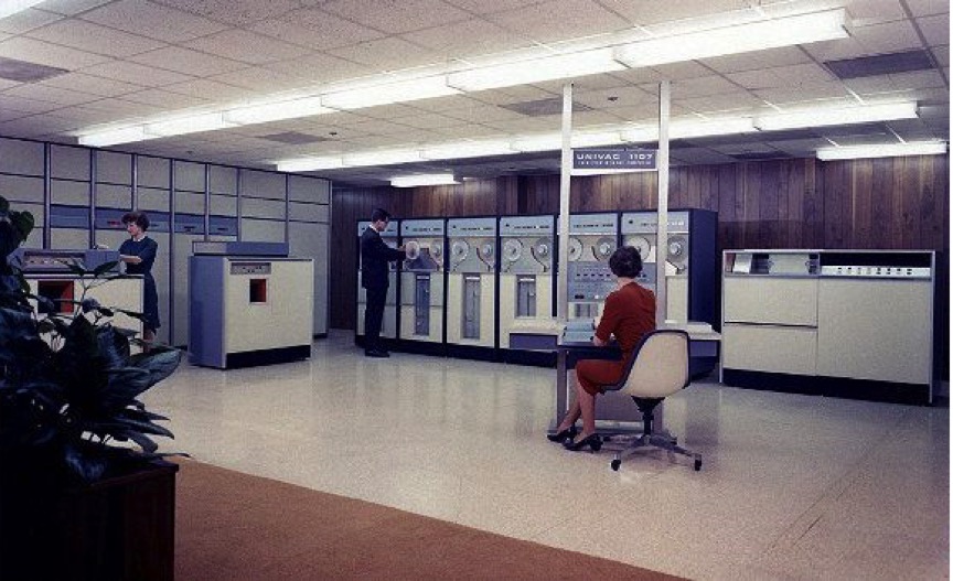 History (1962): Univac 1107 Thin-Film Memory Computer Announced ...