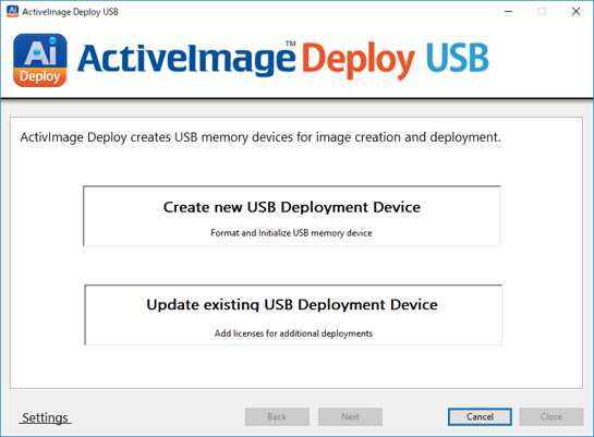 ActiveImage Deploy USB V2.0 From NetJapan - StorageNewsletter