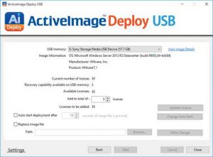 ActiveImage Deploy USB V2.0 From NetJapan - StorageNewsletter
