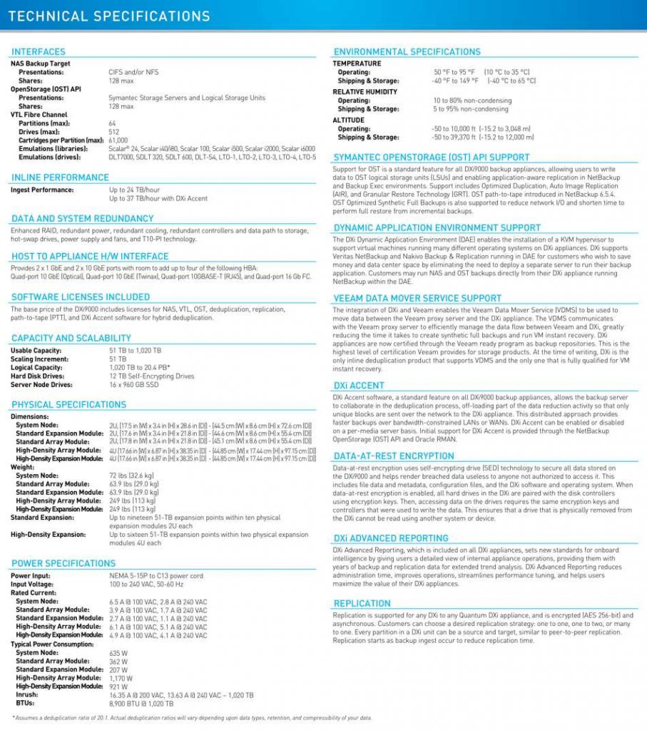 Quantum DXi9000 and DXi4800 Backup Appliances - StorageNewsletter