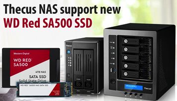 Thecus NAS With WD Red SA500 SSD - StorageNewsletter