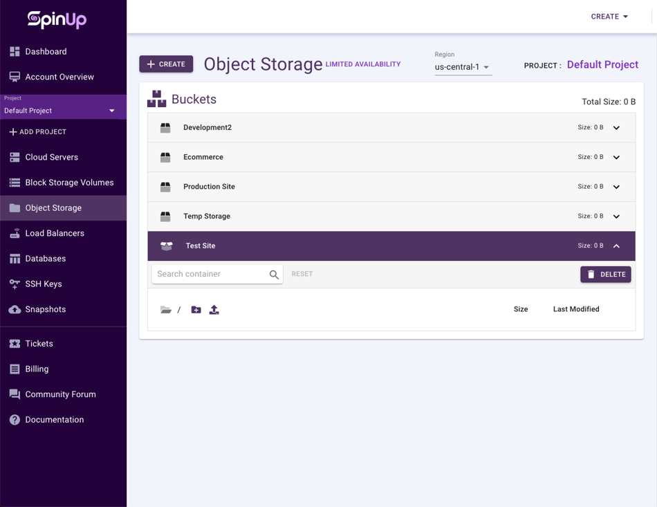 SpinUp Solution With Cloud Servers and Block and Object Storage ...