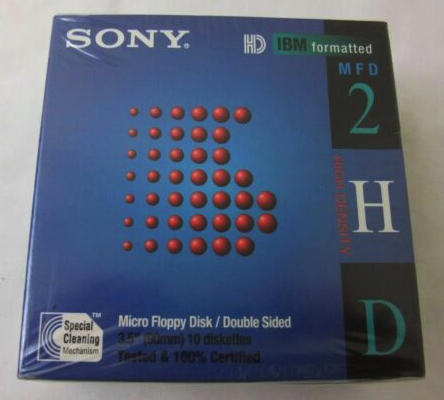 History (1991): $17 Per 2.88MB Sony Diskette ! - StorageNewsletter