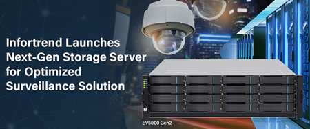 Infortrend EonServ 5000 Gen2 Combines NVR Server and Storage - StorageNewsletter
