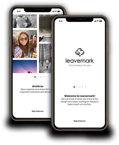 Leavemark Social and Storage Hybrid App for Android ans iOS ...