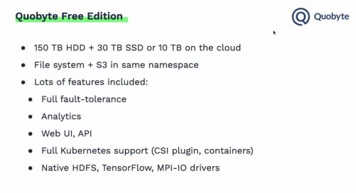Quobyte Enables Storage for Gen Scale-Out With Latest Version of Data ...