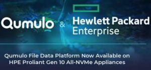 Qumulo and HPE Partner to Deliver File Data Solution and All-NVMe Flash Platform - StorageNewsletter