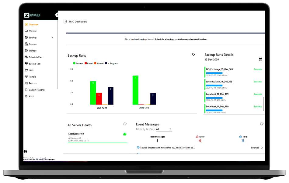 Zmanda V4.0 Enterprise Backup and DR Solution - StorageNewsletter