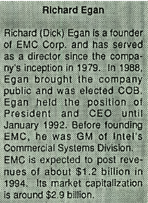 History (1994): Exclusive Interview From EMC Chairman Dick Egan ...