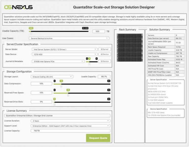 OSNexus QuantaStor V.5.9 With Support for NVMe-oF Composable Storage ...