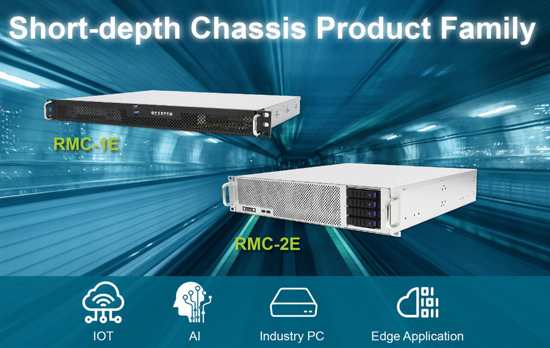 AIC RMC-1E and RMC-2E Short-Depth Server Rackmount Chassis ...