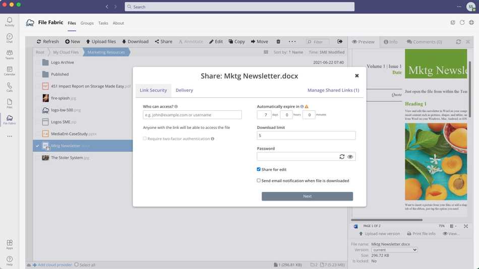 Storage Made Easy Microsoft Teams App ‘File Fabric’ Available in Teams ...