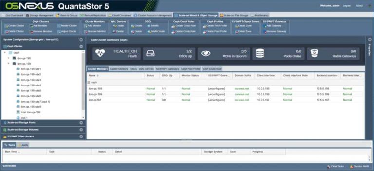 OSNexus QuantaStor V.5.10 With Support for Red Hat 8, Supermicro X12 ...