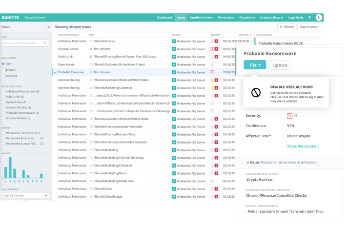 Egnyte Ransomware Protection Solution With Ransomware Recovery Part of ...