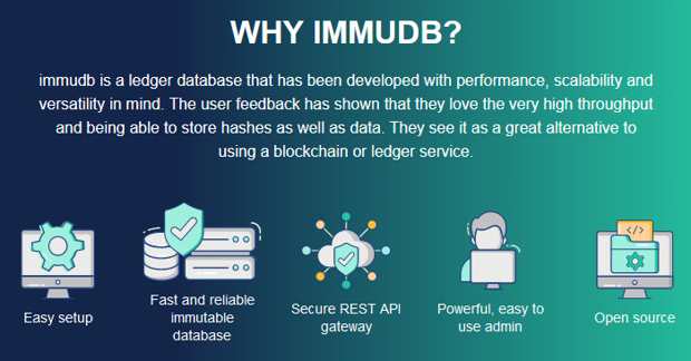 Codenotary Immudb V11 Update Open Source Immutable Database Adds Cluster Support