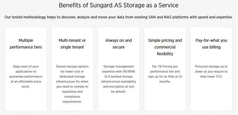 Sungard Availability Services: Storage-as-a-Service Solution to Scale ...