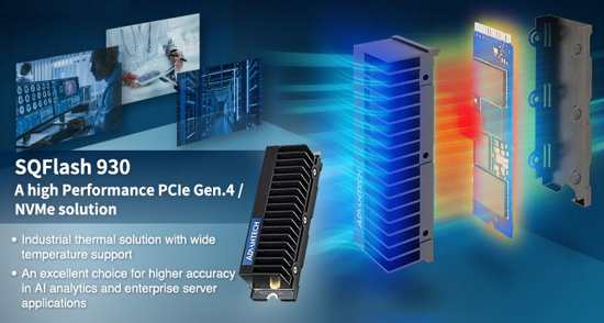 Advantech SQF 930 and SQF ER-1 SQFlash PCIe Gen 4 NVMe M.2 and U.2 Up to 6.4TB SSDs ...