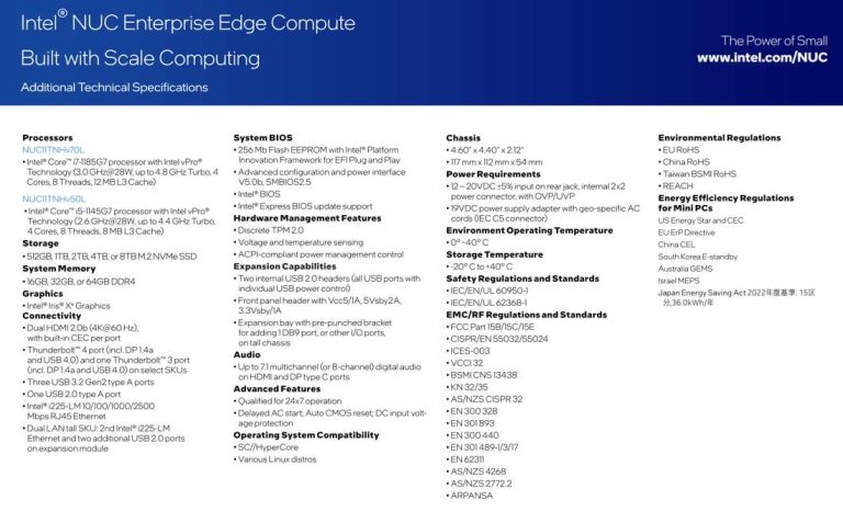 Scale Computing: Availability of HyperCore on Intel NUC Enterprise Edge ...