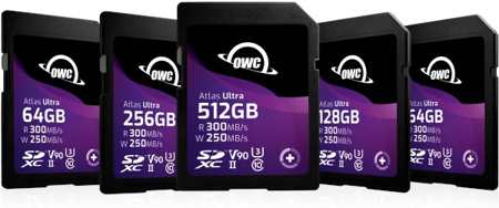 OWC Atlas Pro and Atlas Ultra Series Memory Cards and Atlas FXR Card ...