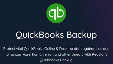 Redstor Backup for QuickBooks Online and Desktop Service ...