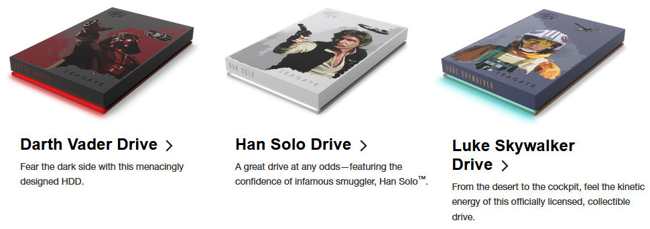Seagate with Three Collectible Star Wars 2.5-Inch USB 3.2 Gen 1 Up to ...