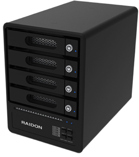 Raidon 4-Bay JBOD Storage GT5640-B31 - StorageNewsletter