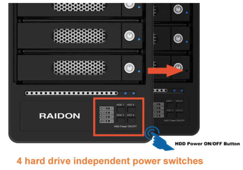 Raidon 4-Bay JBOD Storage GT5640-B31 - StorageNewsletter