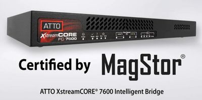 Atto XstreamCORE Intelligent Bridges Certified by MagStor ...