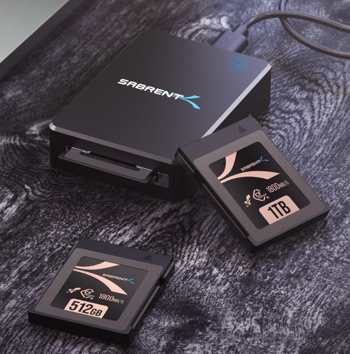 Sabrent 2TB Rocket CFX Type B Memory Card with Dual PCIe 3.0 Lanes ...