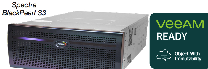 Spectra Logic BlackPearl S3 Achieves Veeam Ready Qualification ...