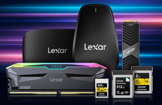 CES: Lexar Gaming Products and Enhanced Pro Photo and Video Products ...