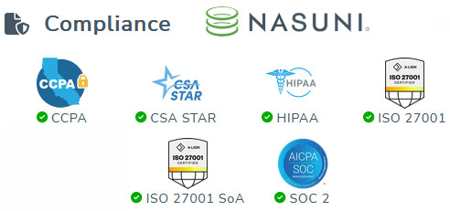 Nasuni Completes SOC 2 Type 1, CSA STAR Level 2, and HIPAA Audits for ...