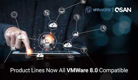 Compatibility with VMWare 8.0 for Qsan Storage Systems - StorageNewsletter