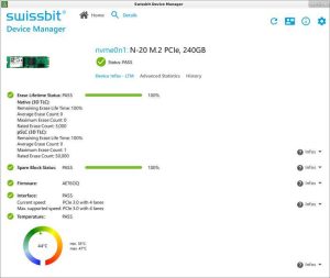 Swissbit Device Manager Software Management Tool for Storage Devices ...